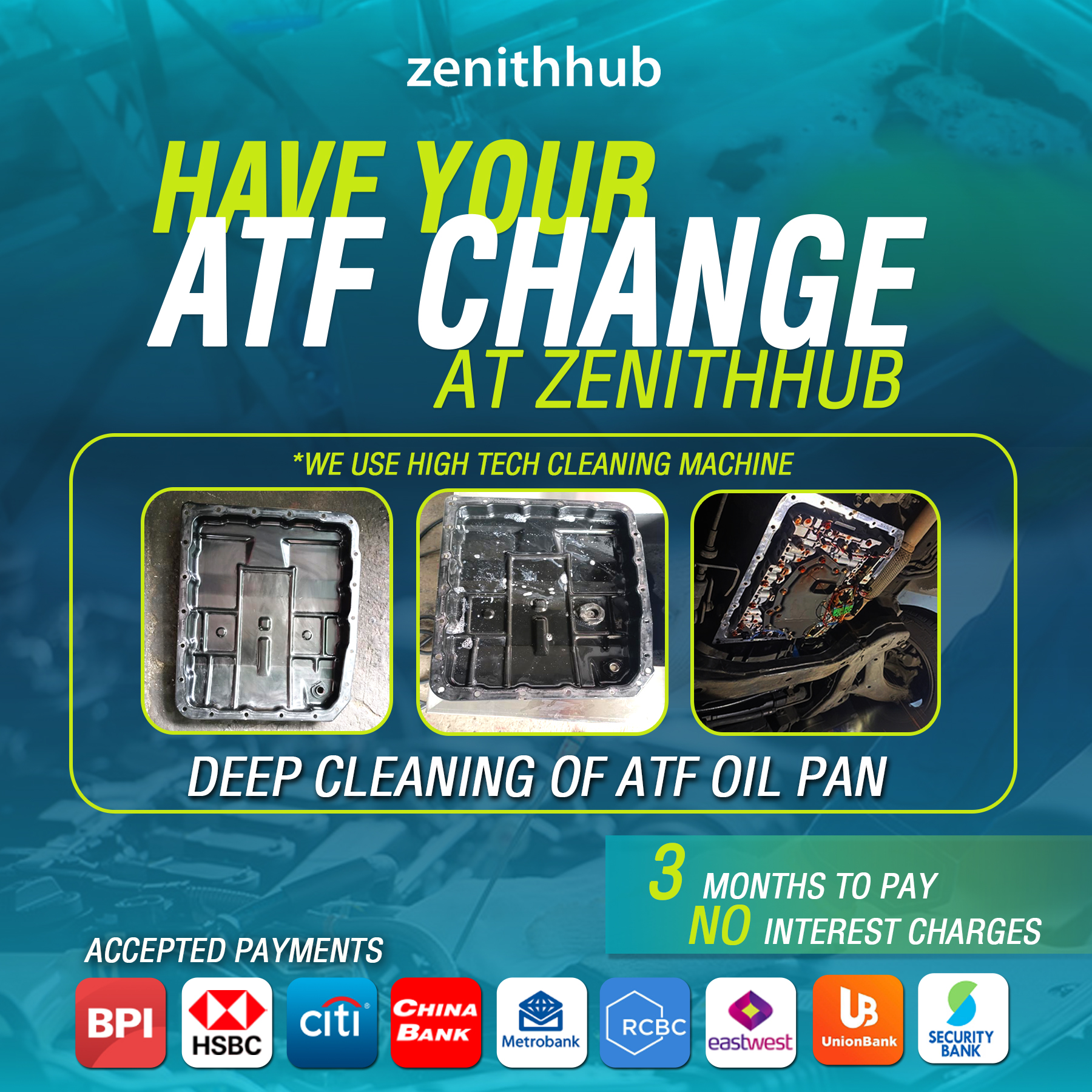 ATF / CVTF Replacement – Zenith Hub