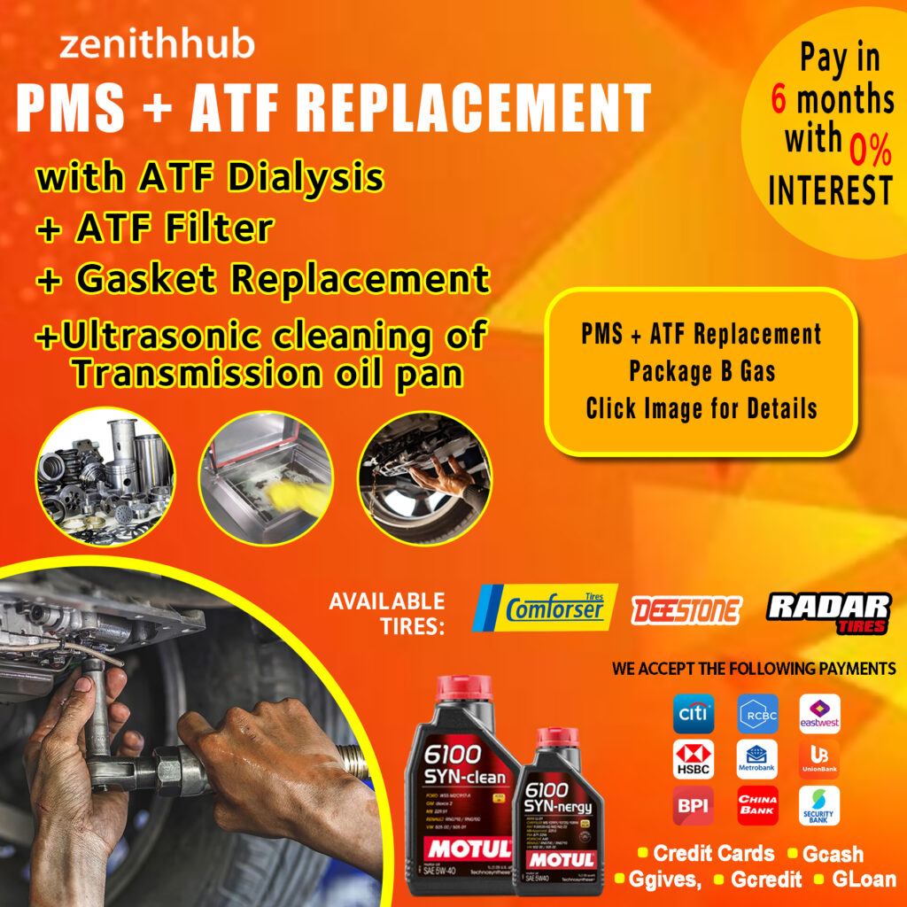 ATF / CVTF Replacement – Zenith Hub